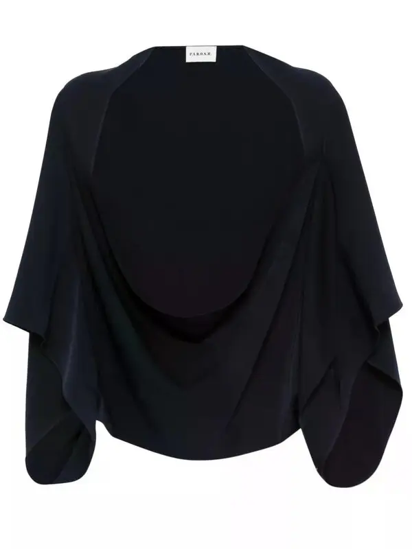 P.a.r.o.s.h Draped Jacket - Blue