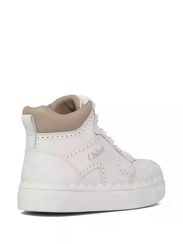 Chloé Perforated Detail Sneakers