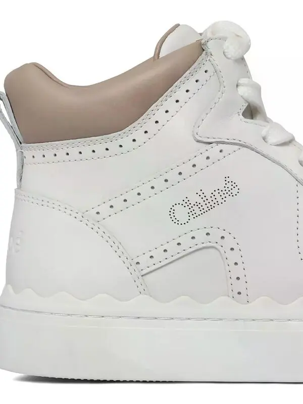 Chloé Perforated Detail Sneakers