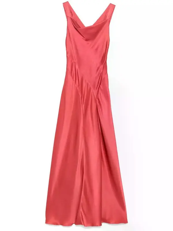 Alberta Ferretti Cut-out Gown - Pink