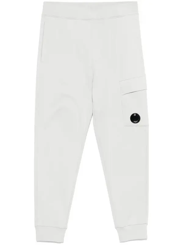 C.P. COMPANY Lens-detailed Sweatpants - Blue