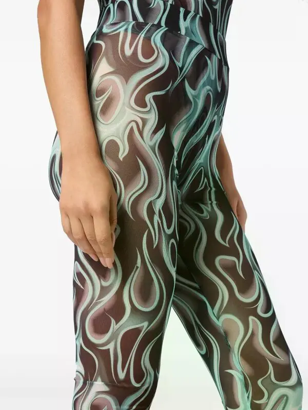Philipp Plein Flame Leggings - Black