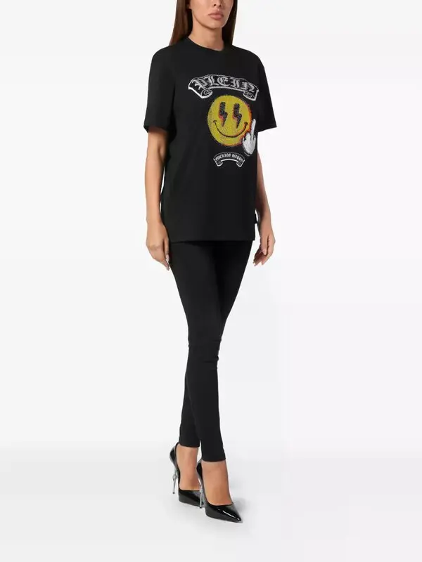 Philipp Plein Smile T-shirt - Black