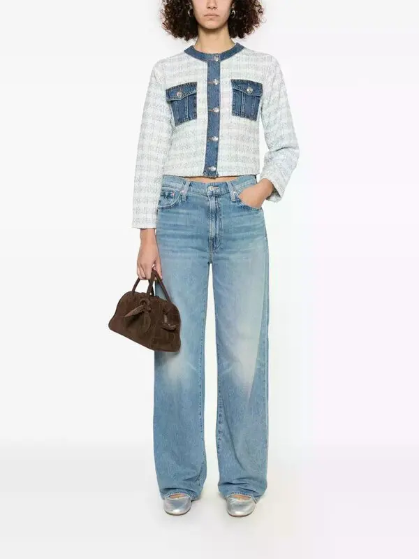MOTHER The Dodger Sneak Jeans - Blue