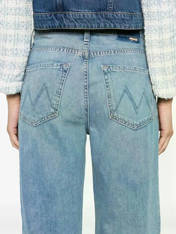 MOTHER The Dodger Sneak Jeans - Blue