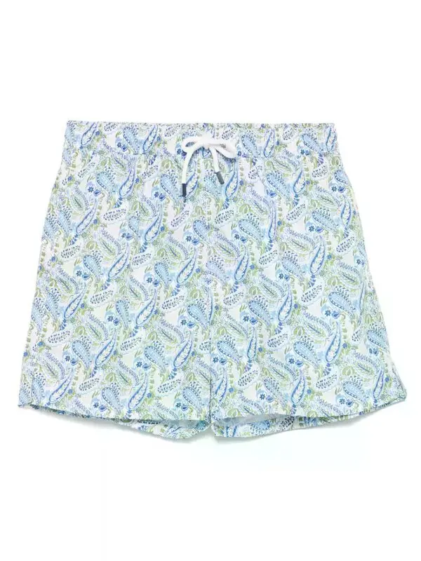 Fedeli Madeira Swim Shorts - Blue