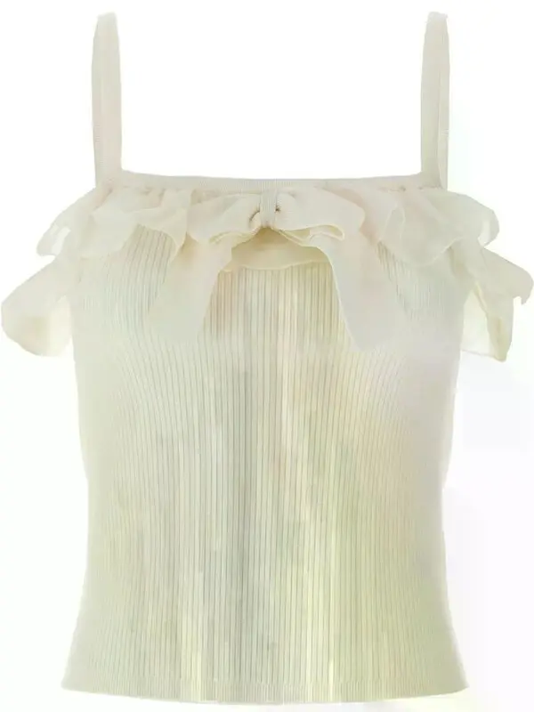 Alessandra Rich Ruffled Top