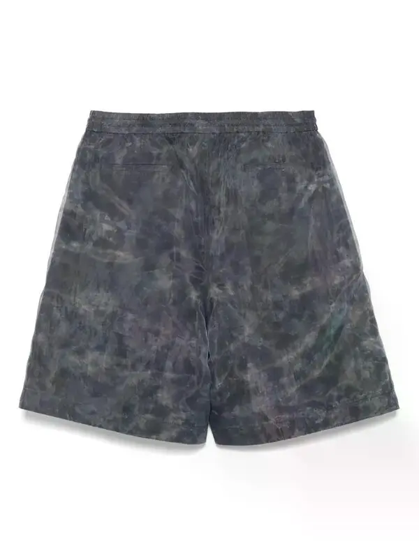 JUUN.J Organza-overlay Shorts