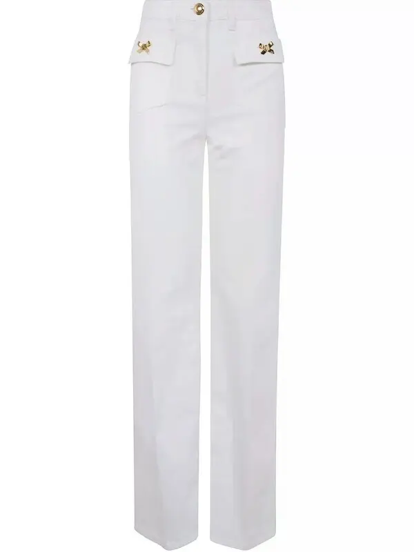 Elisabetta Franchi Cotton Trousers