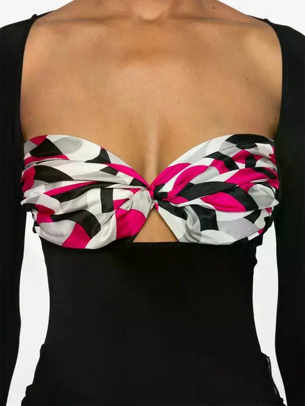 MARINE SERRE Scarf-detailing Blouse