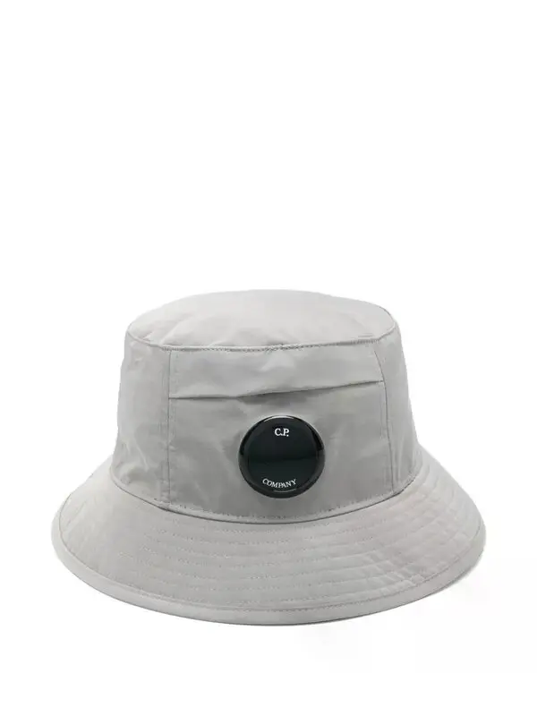 C.P. COMPANY Lens-detail Bucket Hat - Grey