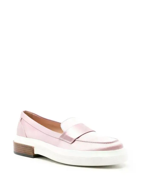 TOD'S Satin-finish Effect Loafers
