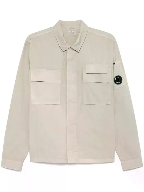 C.P. COMPANY Gabardine Shirt - Grey