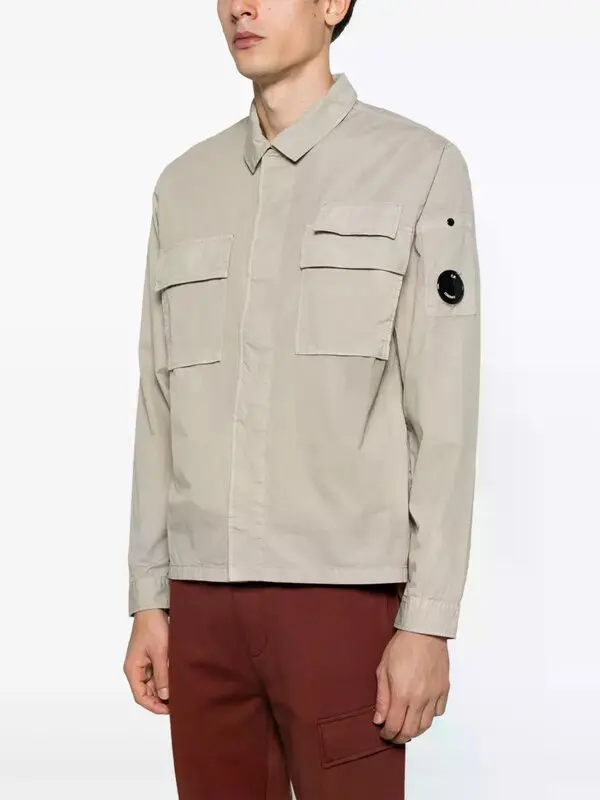 C.P. COMPANY Gabardine Shirt - Grey