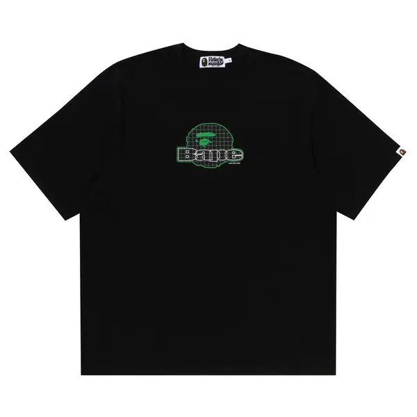 A BATHING APE Ape Head Relaxed Fit Tee - Black