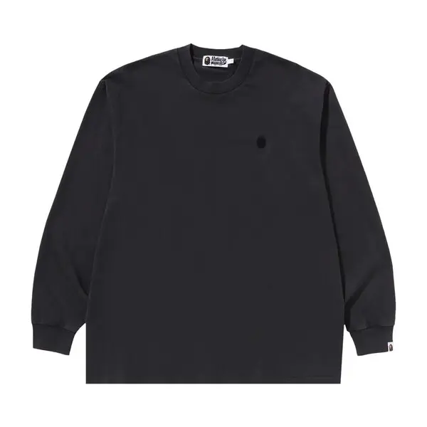A BATHING APE Ape Head One Point Long-sleeve Tee - Black