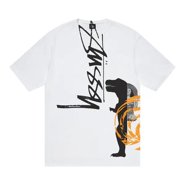 StÜssy David Carson Dino Tee - White