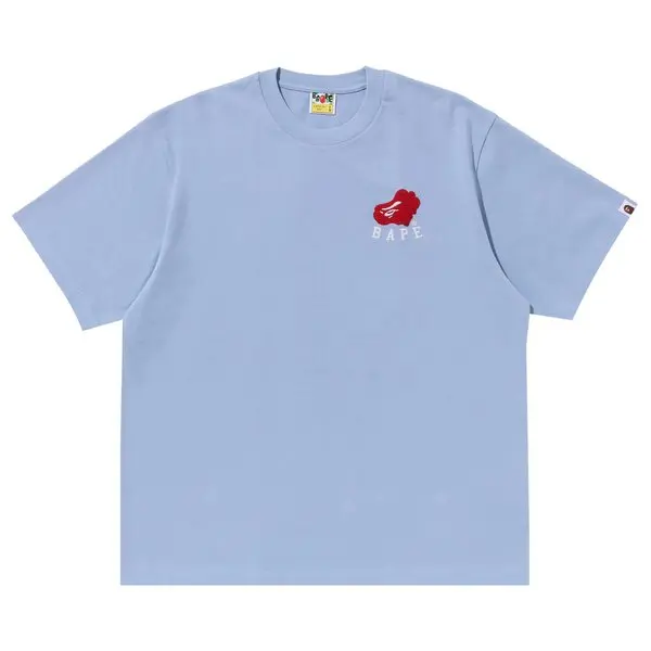 A BATHING APE Cloud Head Tee - Blue