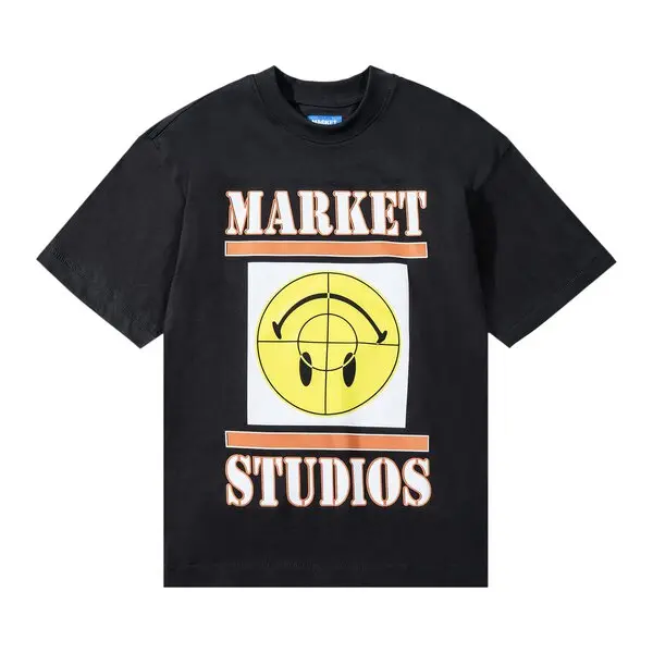 MARKET Smiley Focus T-shirt 'washed