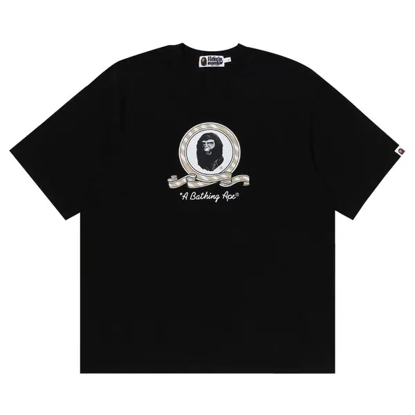 A BATHING APE Graphic Relaxed Fit Tee - Black