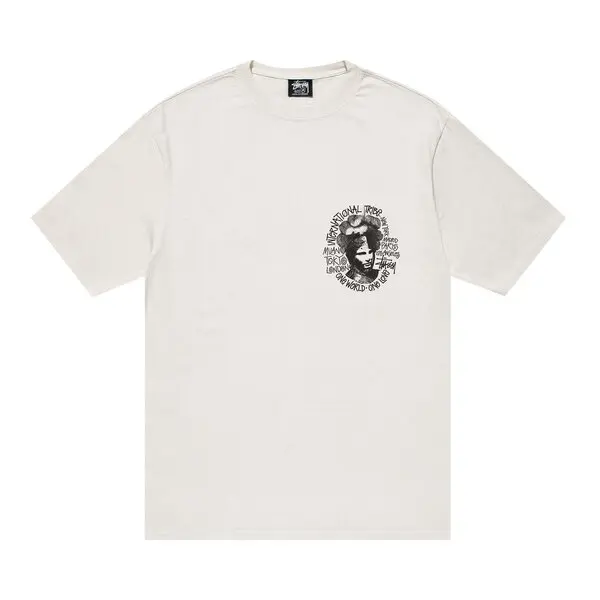 StÜssy Camelot Pigment Dyed T-shirt 'natural - Cream