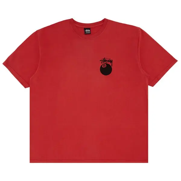 StÜssy 8 Ball Tee 'guava