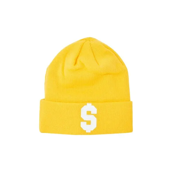 Supreme X New Era $ Beanie - Gold