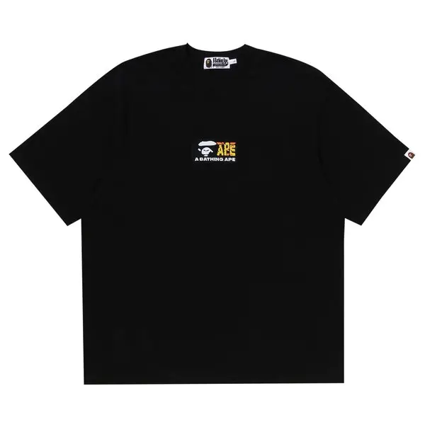 A BATHING APE Album Monogram Tee - Black
