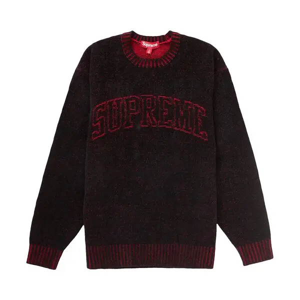 Supreme Contrast Arc Sweater - Black | Editorialist