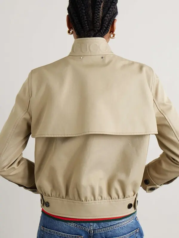 Gucci Cotton-drill Bomber Jacket