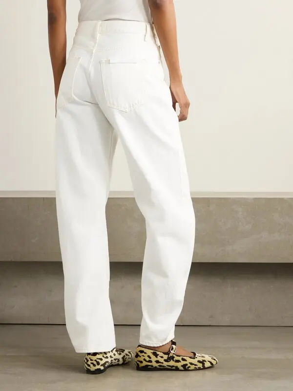 FRAME The Bubble Wide-leg Jeans - Neutrals