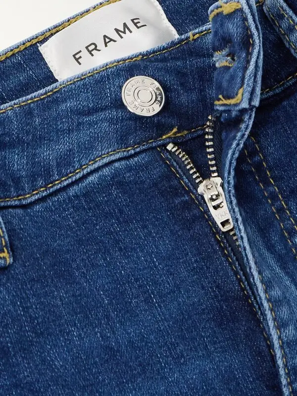 FRAME Reboot Crop High-rise Bootcut Jeans