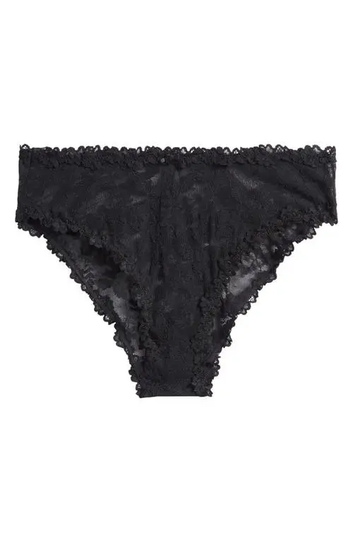 SKIMS Stretch Lace Briefs - Soot
