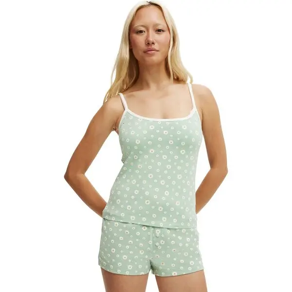 Cotton:on Dreamy Soft Longline Cami - Spring Daisy