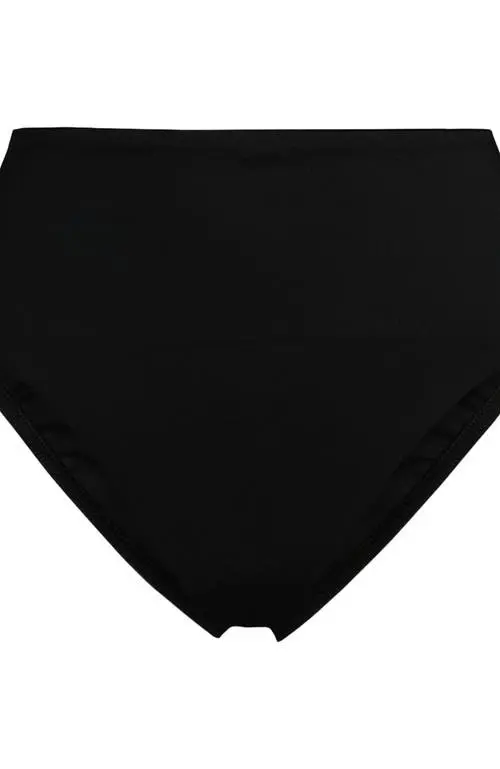 LANDS' END High Waisted Bikini Bottom - Black