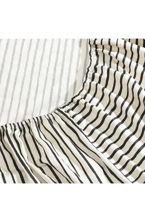 Marimekko Piccolo Stripe Cotton Sateen Sheet Set