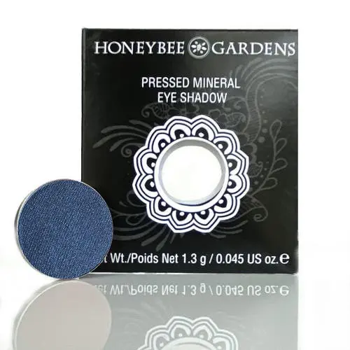 HONEYBEE GARDENS Pressed Powder Eye Shadow Single - Matte Deep Ocean Blue