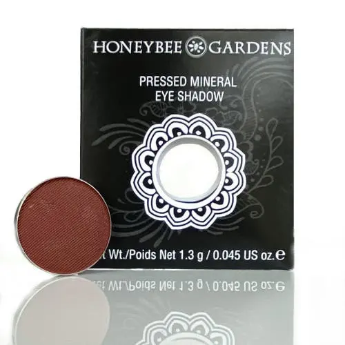 HONEYBEE GARDENS Pressed Powder Eye Shadow Single - Matte Maroon Brown