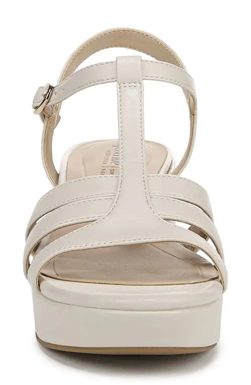 LIFESTRIDE Rio Ankle Strap Platform Sandals - Bone