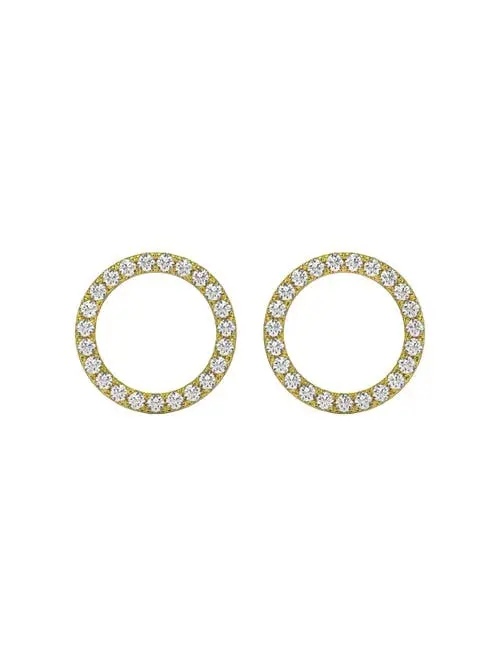 BLISS DIAMOND 1/4ct Diamond Earrings - 10k Yellow Gold