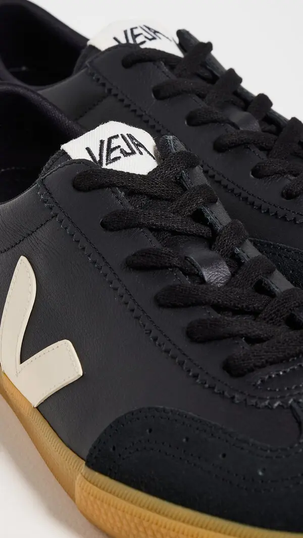 VEJA Volley O.t. Leather Sneakers - Black/pierre