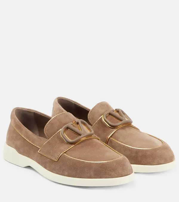 Valentino Garavani Leisure Flows Loafers - Brown