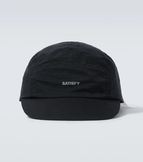 Satisfy Logo Running Cap - Black