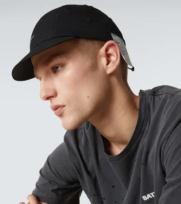 Satisfy Logo Running Cap - Black