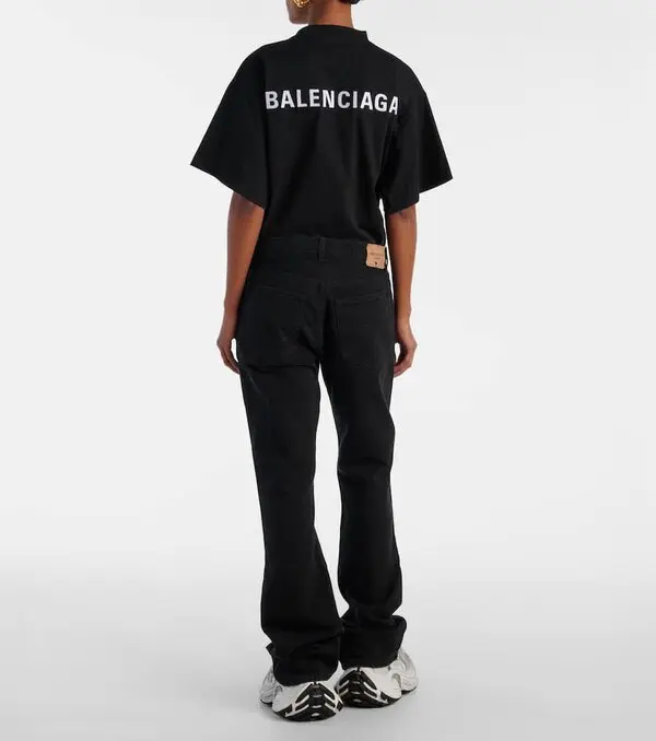 Balenciaga Bootcut Jeans In Jet