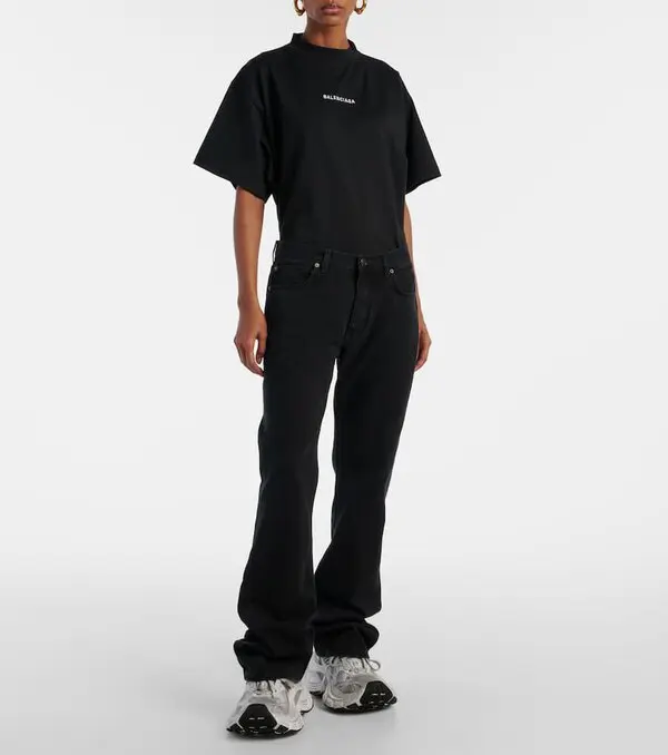 Balenciaga Bootcut Jeans In Jet