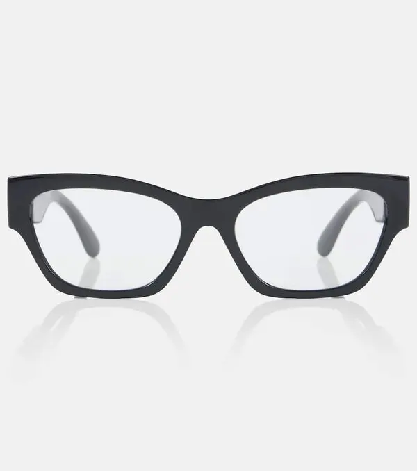 Versace Biggie Cat-eye Glasses - Black
