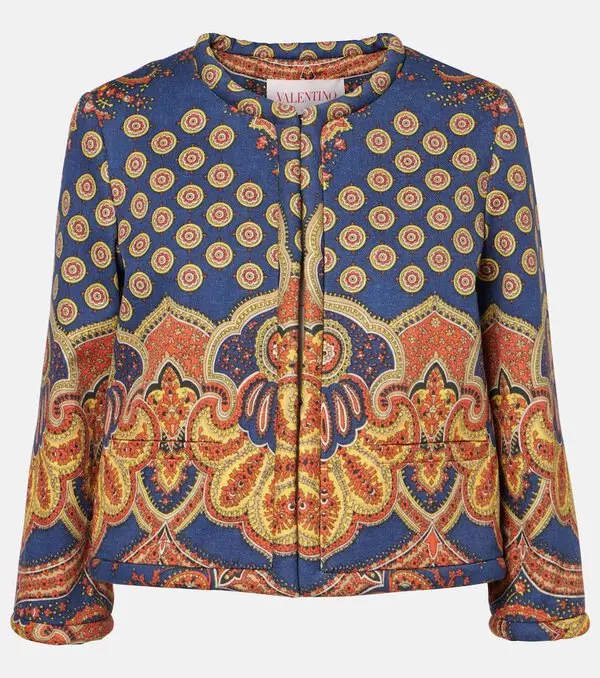 Valentino Garavani Voyage Imaginaire Cotton Jacket - Multicoloured