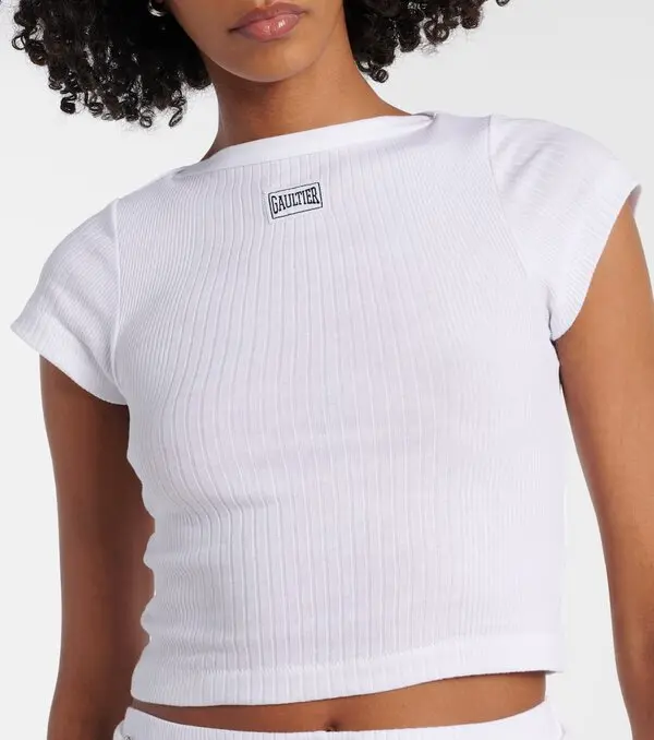 Jean Paul Gaultier Fitted T-Shirt - White - 40% Off | Editorialist