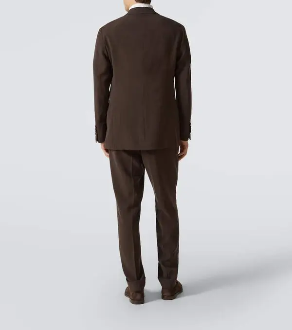 Brunello Cucinelli Double-breasted Linen Suit